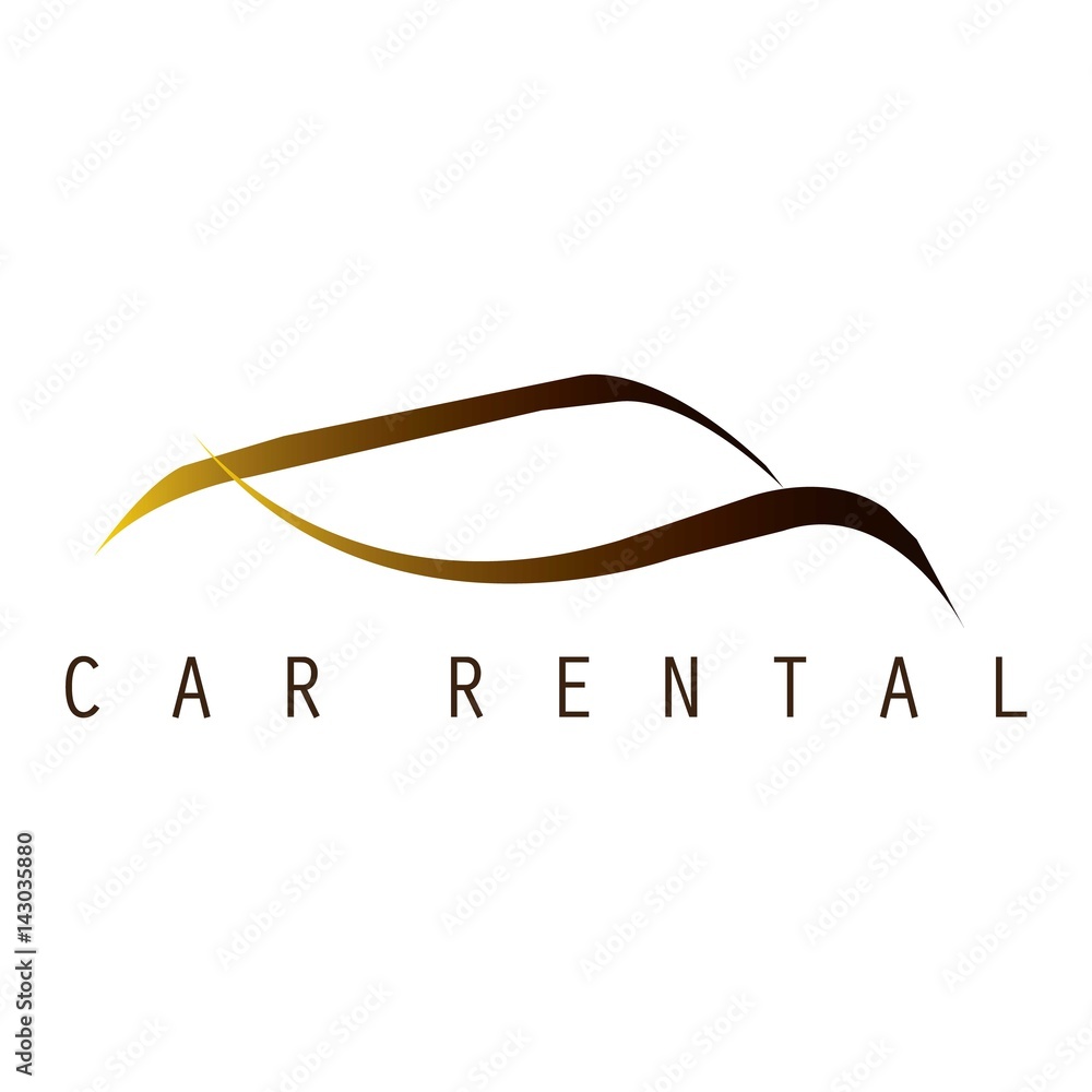 car rent logo with text space for your slogan / tagline, vector ...