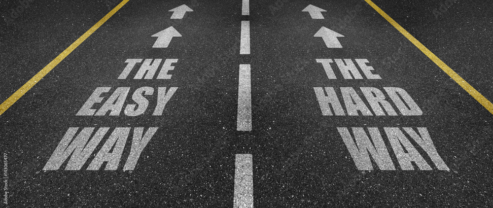 Road Markings - Which Way? Stock Photo | Adobe Stock