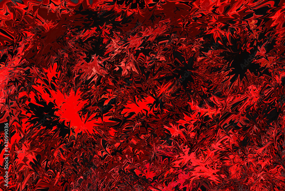 Digital blurred ruby red background with spread liquify flow for design ...