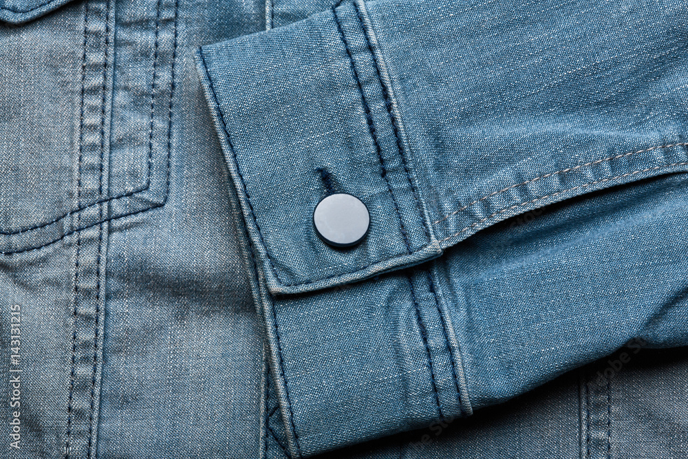 Denim jeans texture background with torn. The texture of the colored ...