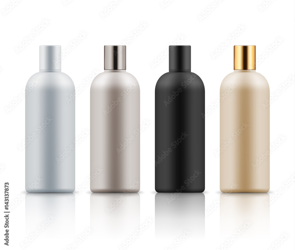 Blank Shampoo And Conditioner Bottles
