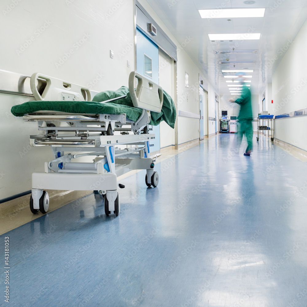 Hospital hallway Stock Photo | Adobe Stock