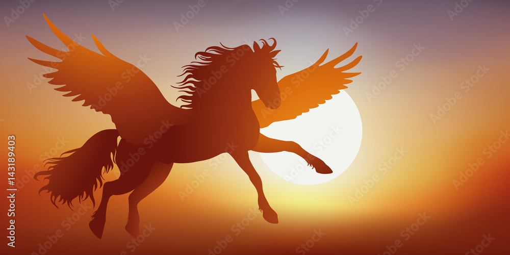 Pégase - mythologie - cheval ailé - imaginaire - fantastique ...