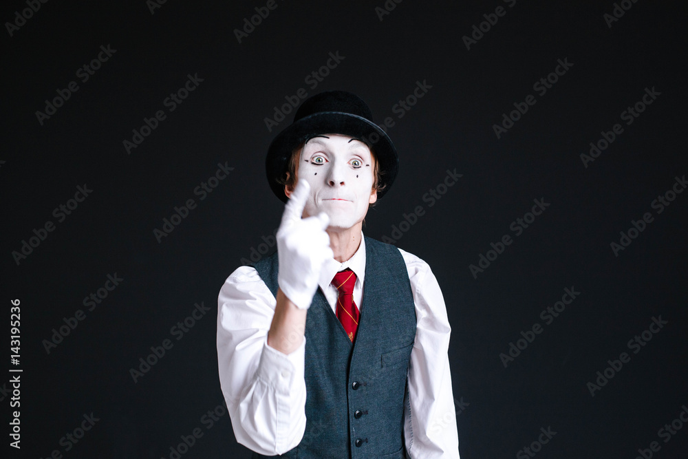 Angry Mime