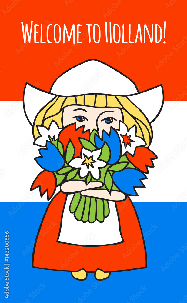 Welcome to Holland Stock Vector | Adobe Stock
