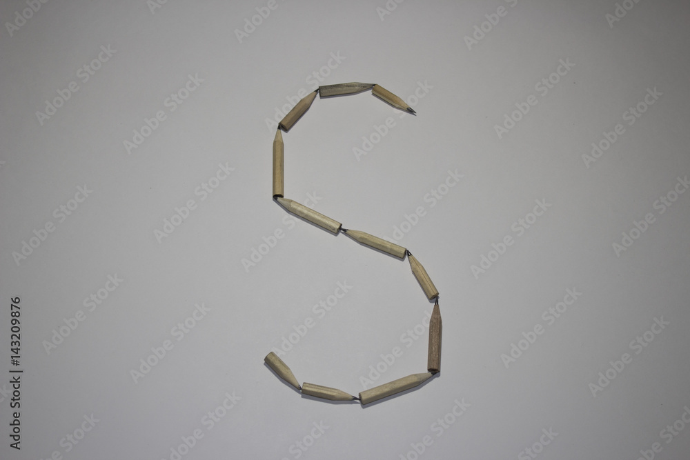 Alphabet symbol - letter S Stock Photo | Adobe Stock