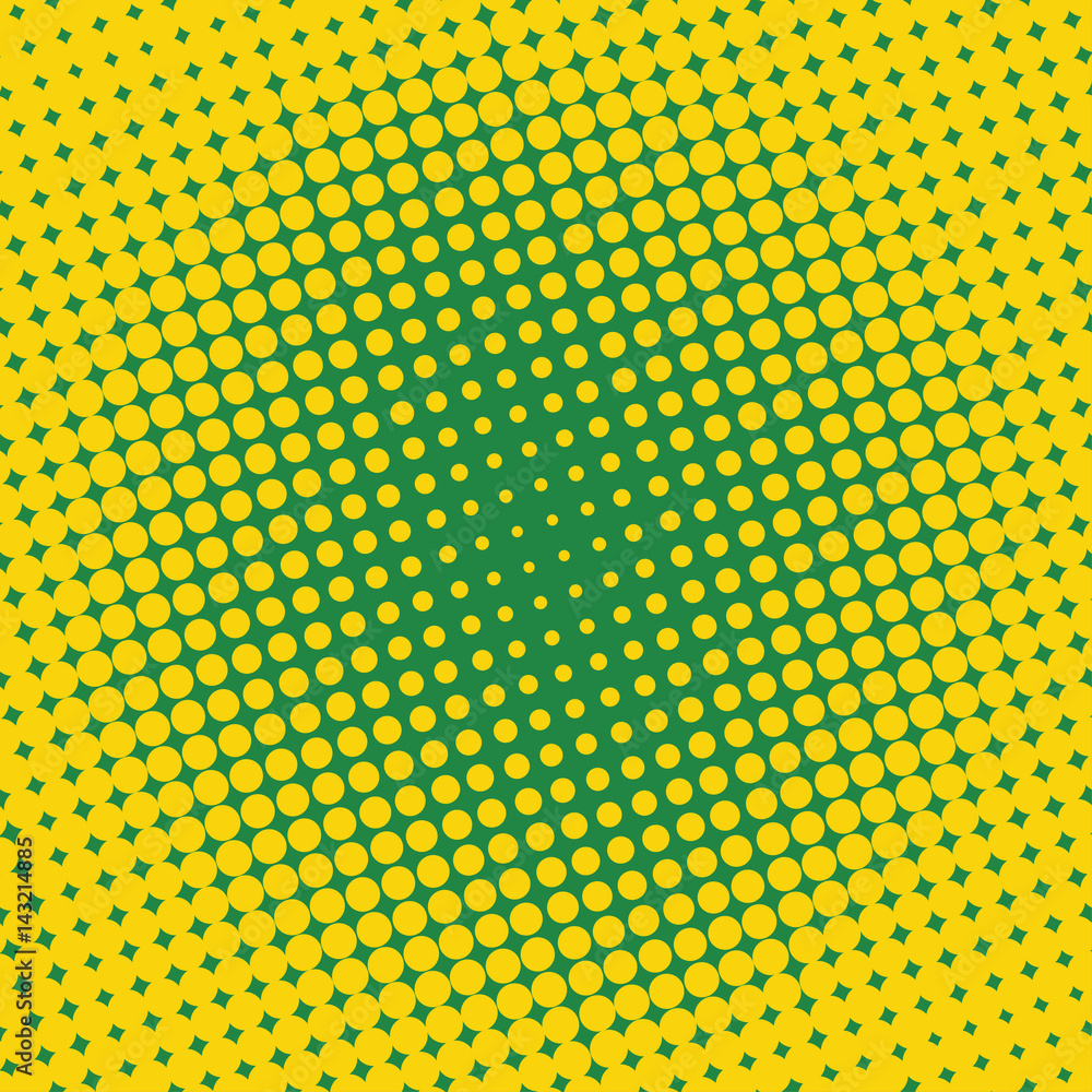 Comic Book Background Dots Yellow