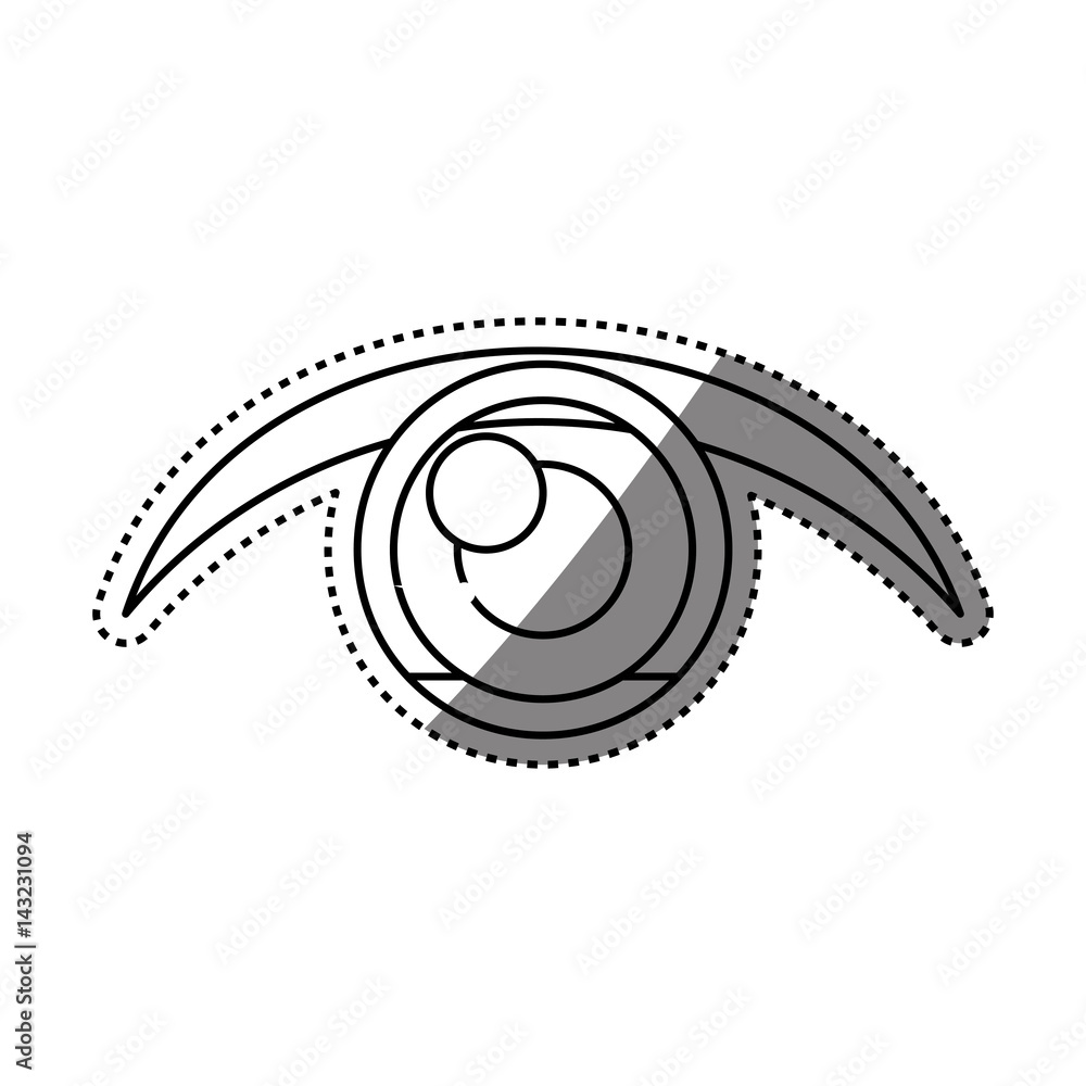 eye looking symbol vector icon illustration graphic design Stock Vector ...