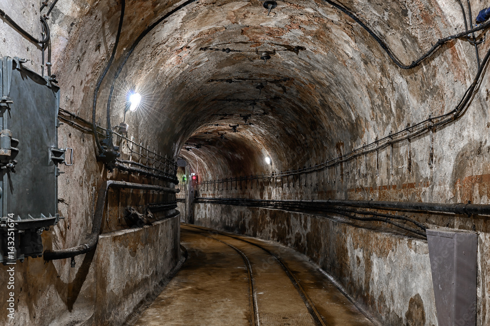 Underground military bunker from second world war Stock Photo | Adobe Stock