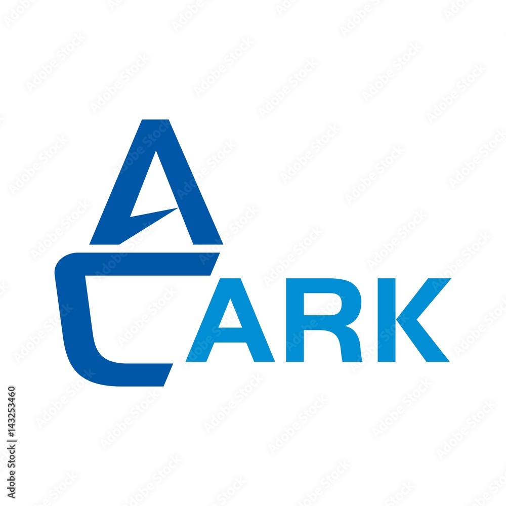 ark logo vector. letter a logo. Stock Vector | Adobe Stock