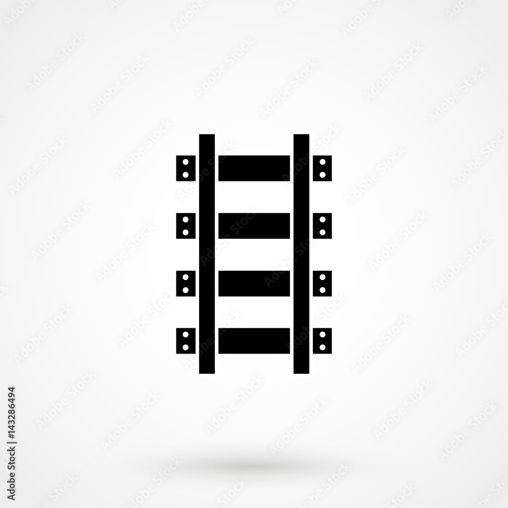 railroad symbol Stock Vector | Adobe Stock
