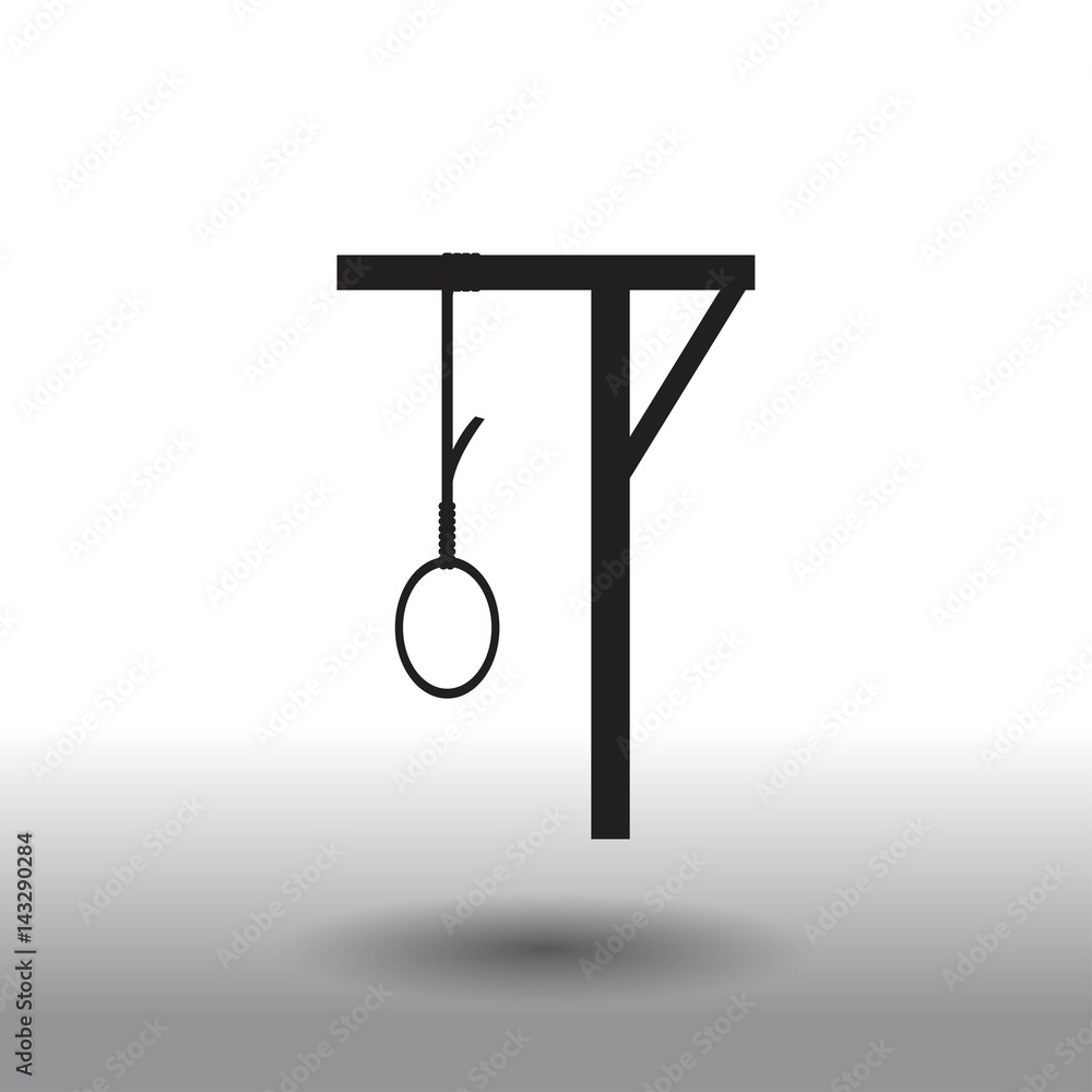 Noose icon Stock Vector | Adobe Stock