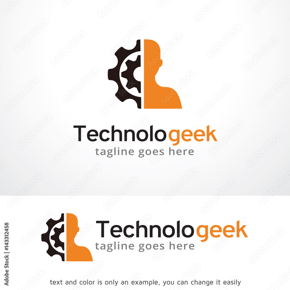 Technology Geek Logo Template Design Vector, Emblem, Design Concept ...