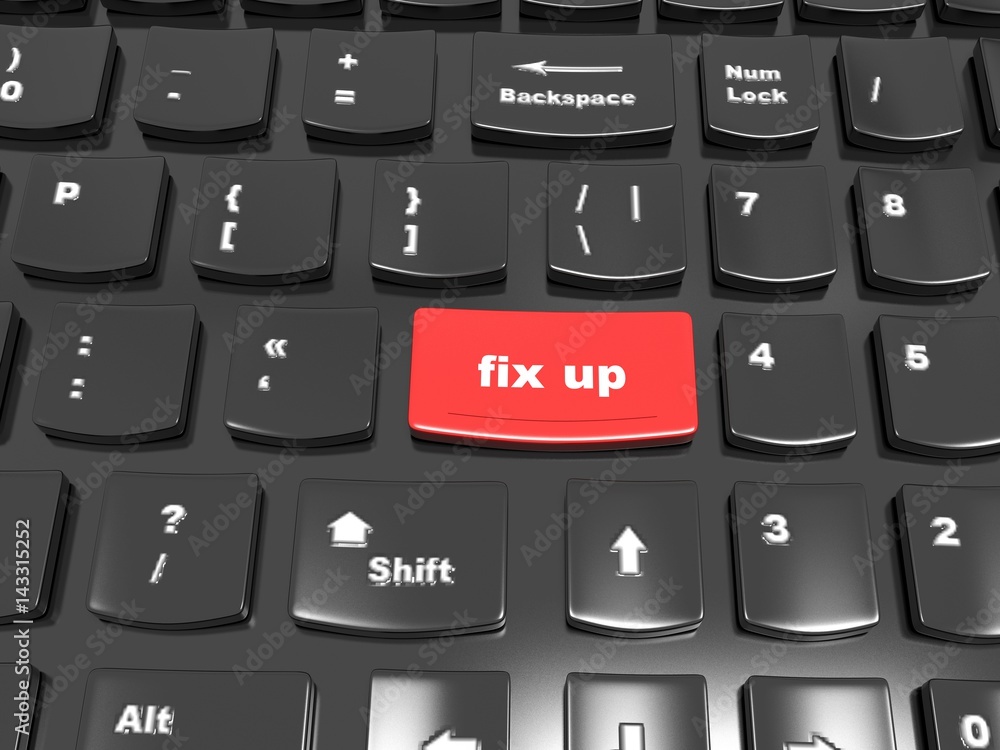 Button on the keyboard - to fix it, fix up - the help concept in ...
