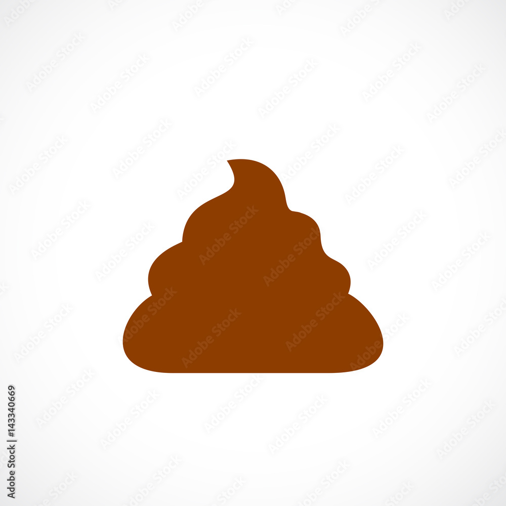Poop vector icon Stock Vector | Adobe Stock