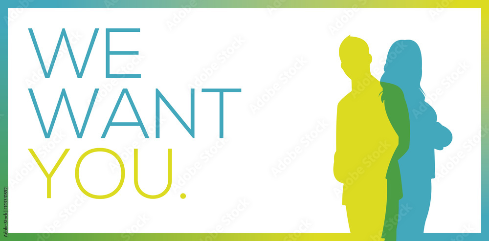 We Want You Stock Vector | Adobe Stock