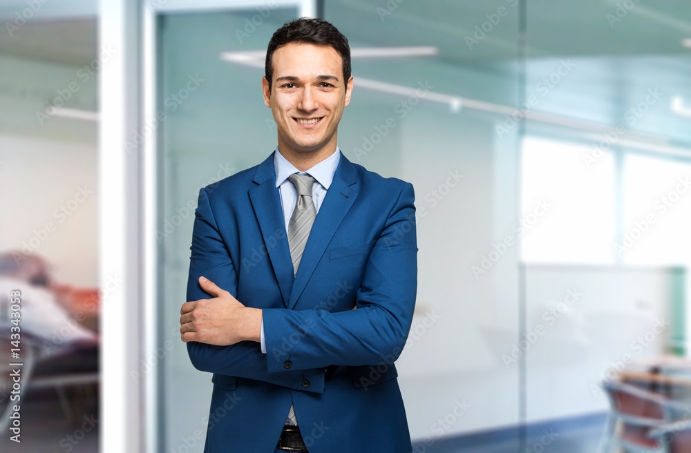 Portrait of an handsome businessman Stock Photo | Adobe Stock