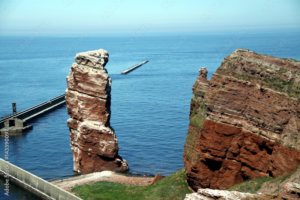 "Lange Anna" - Long Anna - Famous Rock on the Island Helgoland Stock ...