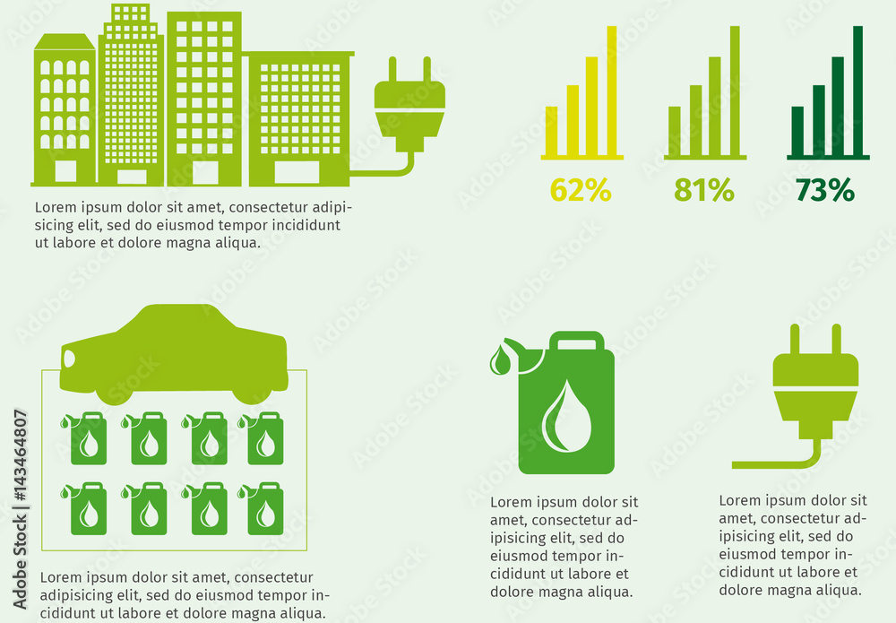 Energy and Gas Infographic Stock Template | Adobe Stock