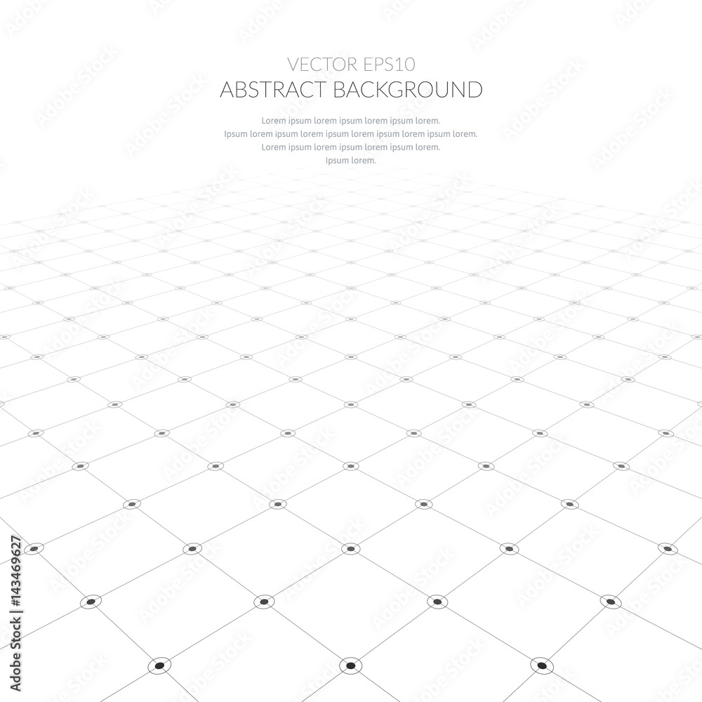 Abstract background with a grid of geometric elements. Stock Vector ...
