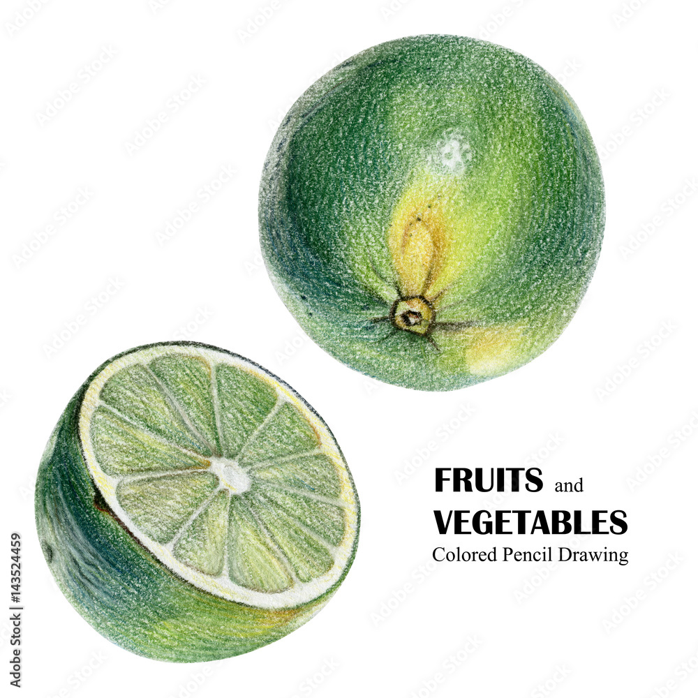 Colored Pencil Drawings Of Fruit
