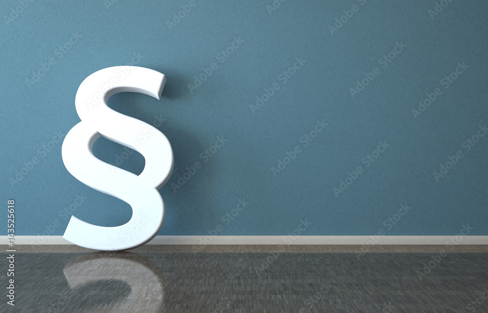 Paragraf an der Wand Stock-Illustration | Adobe Stock