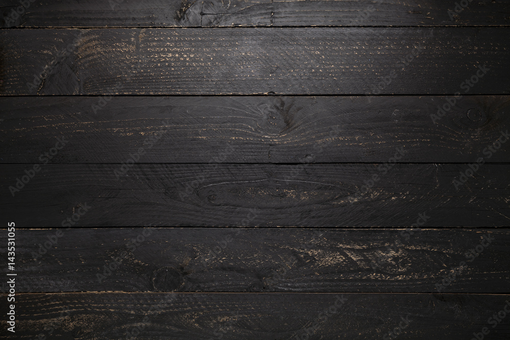 black wooden table texture background, black wooden education ...