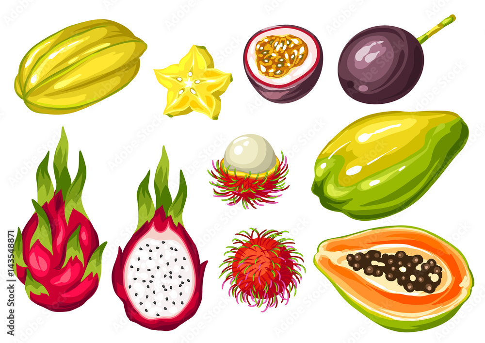 Exotic Tropical Fruit