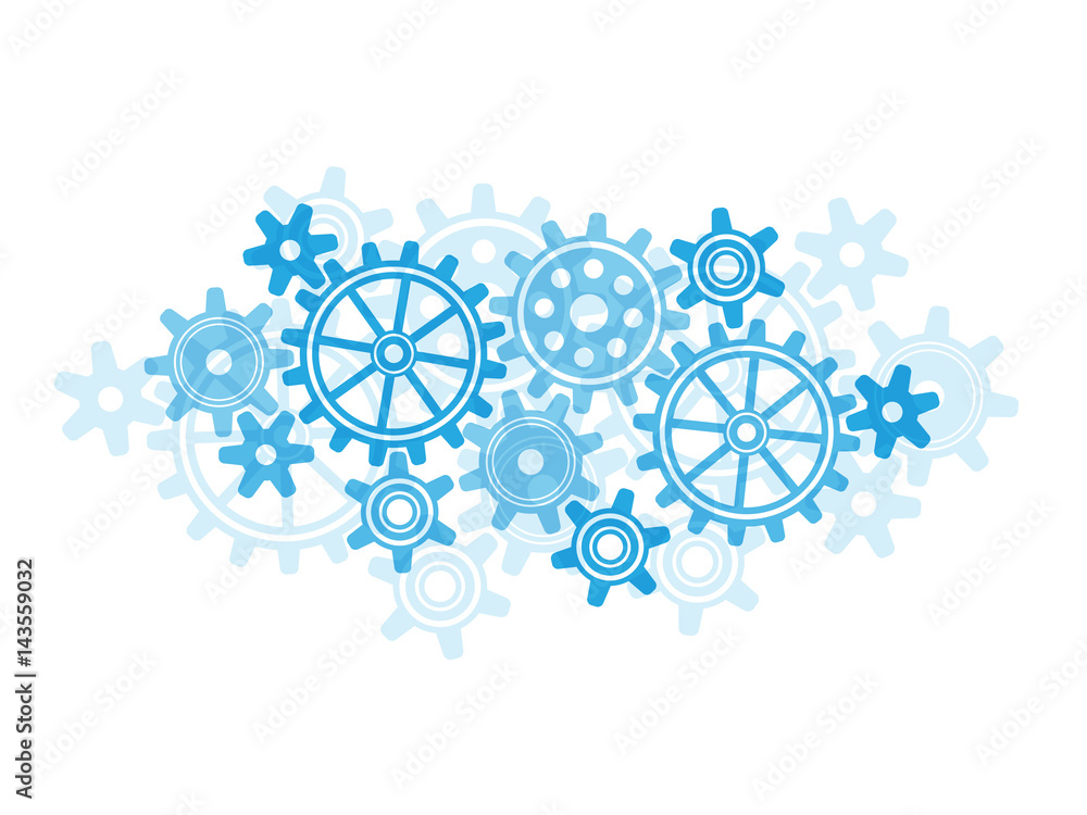 COGS / GEARS Banner Stock Vector | Adobe Stock