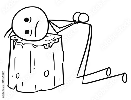 Dead Person Cartoon Stick Figure