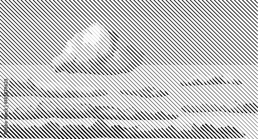 Vetor de Halftone bitmap lines retro background Black White Heaven Sky ...