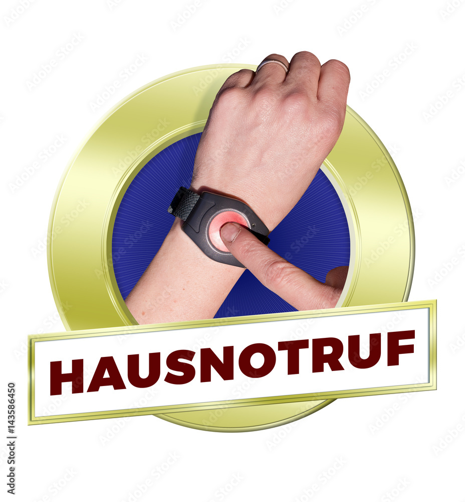 button hausnotruf Stock-Foto | Adobe Stock