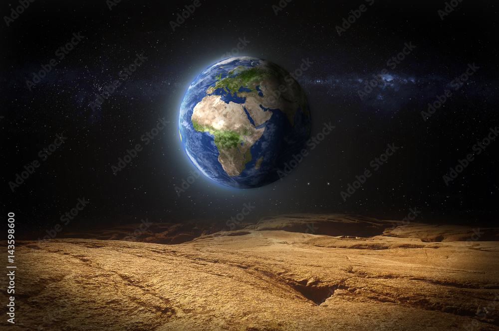 View Of Mars From Earth