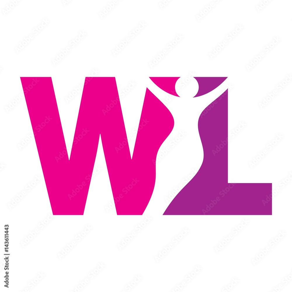 w-and-l-logo-vector-women-logo-stock-vektorgrafik-adobe-stock