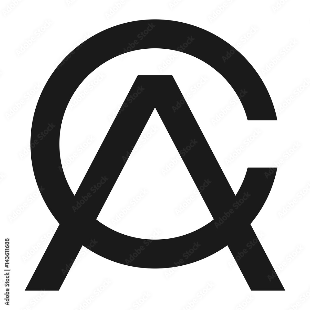letter a and c logo vector. Stock Vector | Adobe Stock