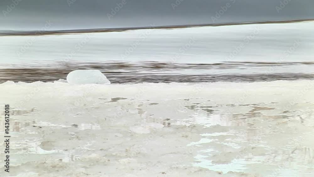 Drift ice in the spring Stock Video | Adobe Stock