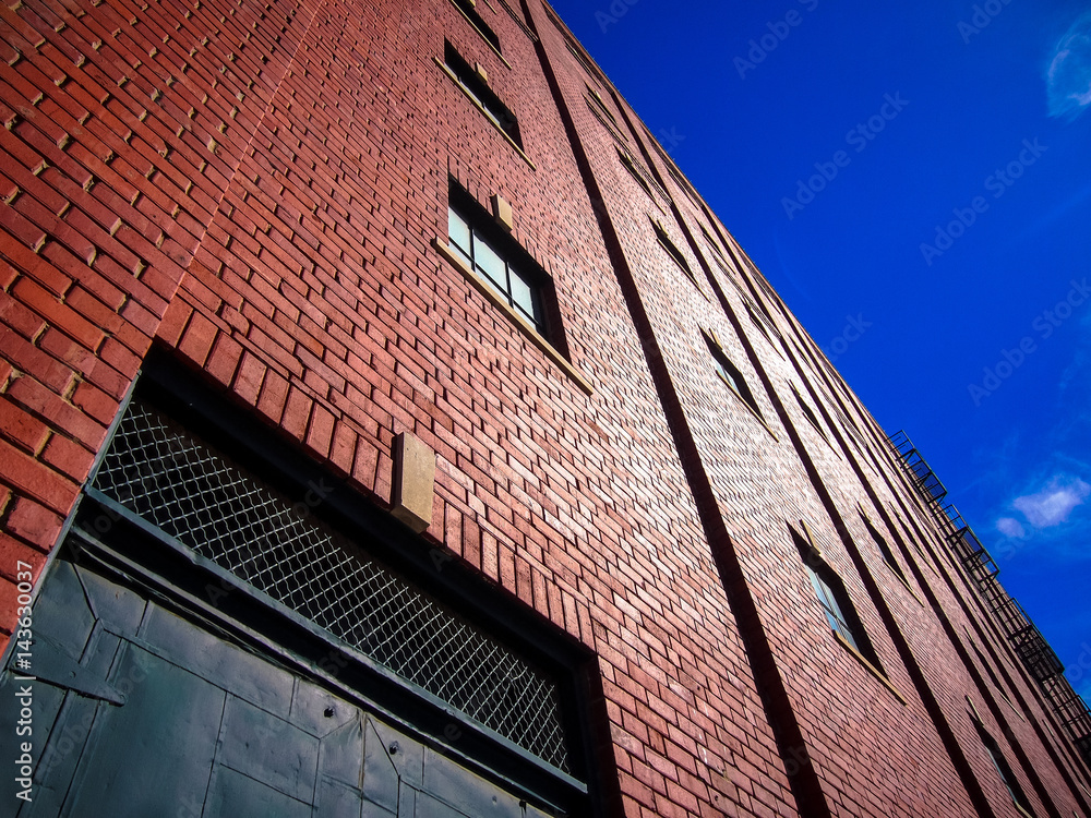 Tall Brick Building