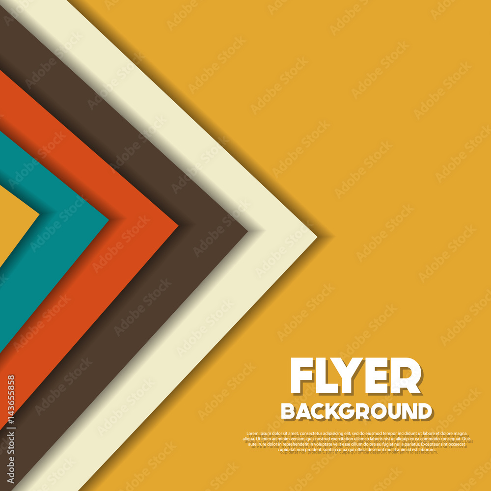 fresh background flyer style background Design Template Stock Vector ...