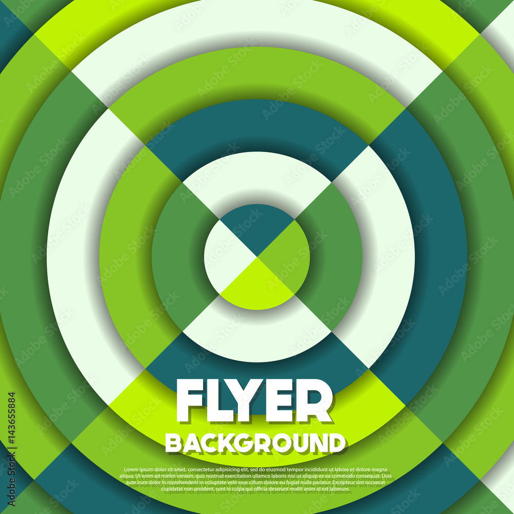 fresh background flyer style background Design Template Stock Vector ...