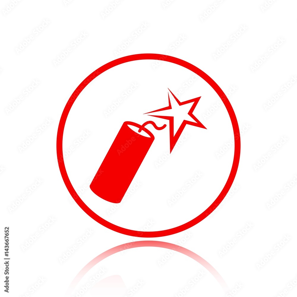 dynamite icon stock vector illustration flat design Stock Vector ...