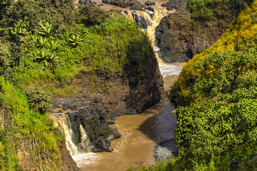 Ethiopia. Blue Nile Falls (Tis Abay in Amharic) on the Blue Nile river ...