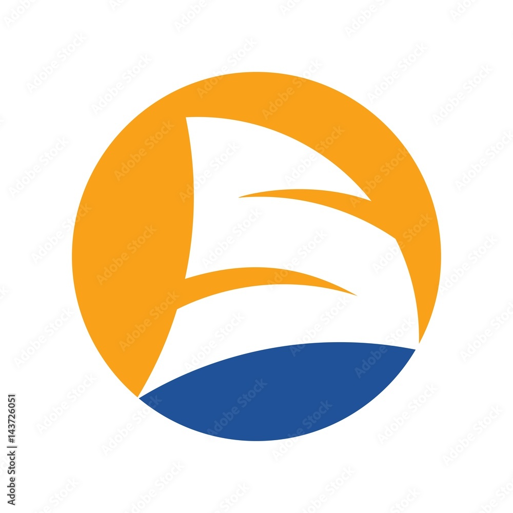 sail logo vector. Stock Vector | Adobe Stock
