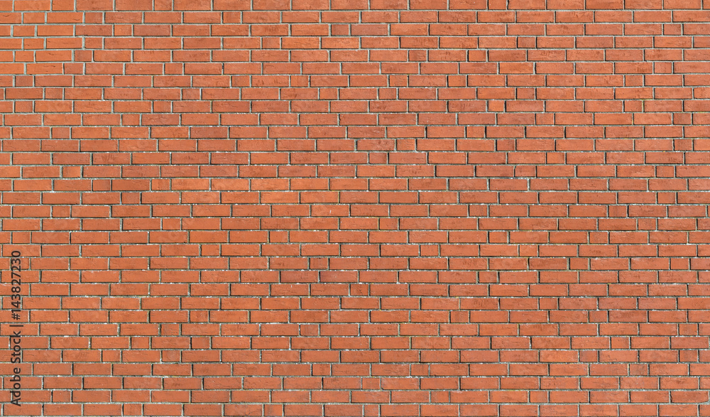 Ziegelstein Mauer mit Fugen Stock Photo | Adobe Stock