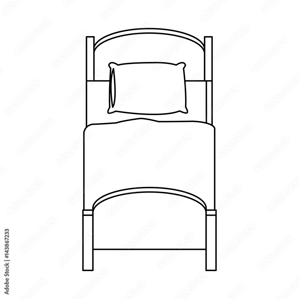 Single Bed Icon