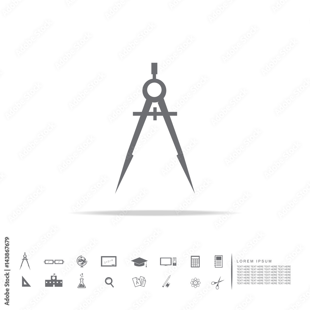 Compass Geometry Vector