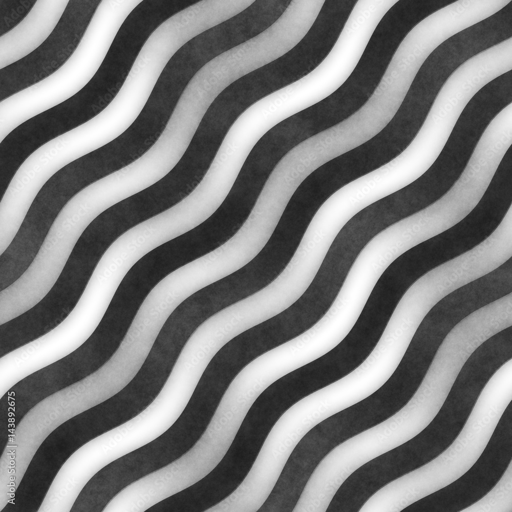 Raster Seamless Greyscale Texture. Gradient Wavy Lines Pattern. Subtle ...