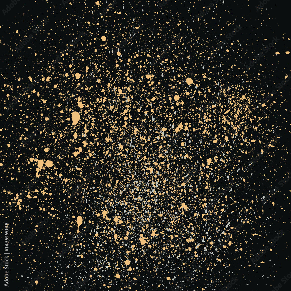 Dark grainy texture on black background. Vector illustration. Stock ...