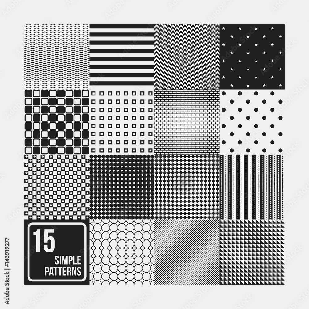 Simple Textile Patterns