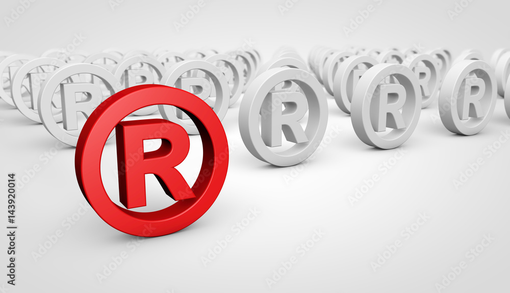 Red Trademark Symbol