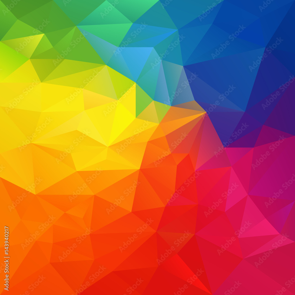 Vector Abstract Irregular Polygon Background With A Triangle Pattern In